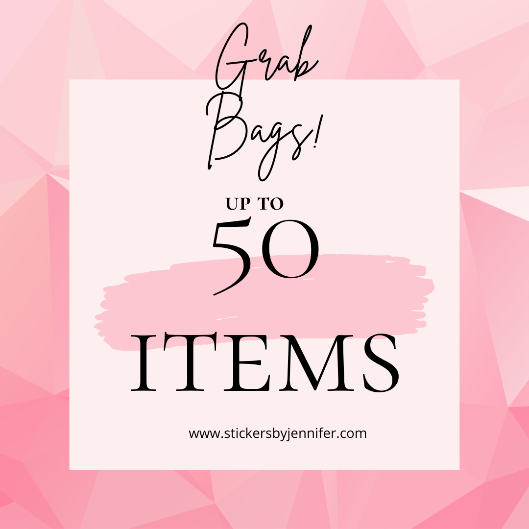 Shopping Bag Stickers, Planner Stickers, Journal Stickers, Functional ...